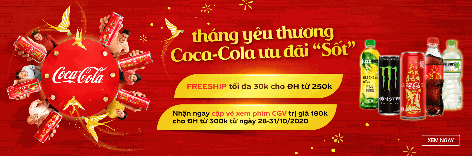 Mã giảm giá Coca-Cola, khuyến mãi Coca-Cola tháng 05 | Prices.vn
